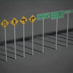 3D Pack - Traffic Signs » Download and buy 3D profestionnal models on ...